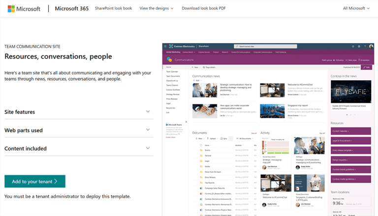 15 SharePoint Intranet Examples and Free Templates - Mesh